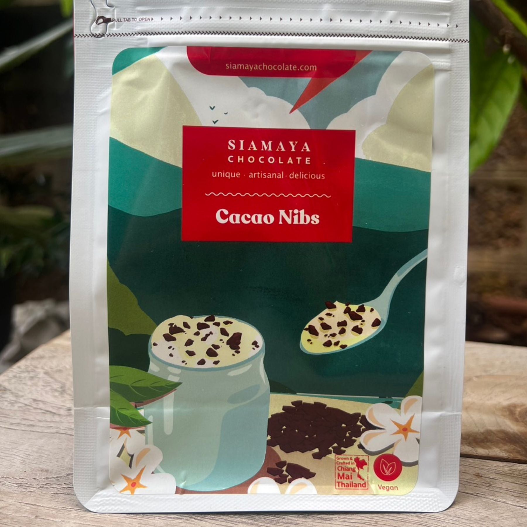 Cacao Nibs - Siamaya Thai Single Origin - Direct Trade, Hand-Crafted